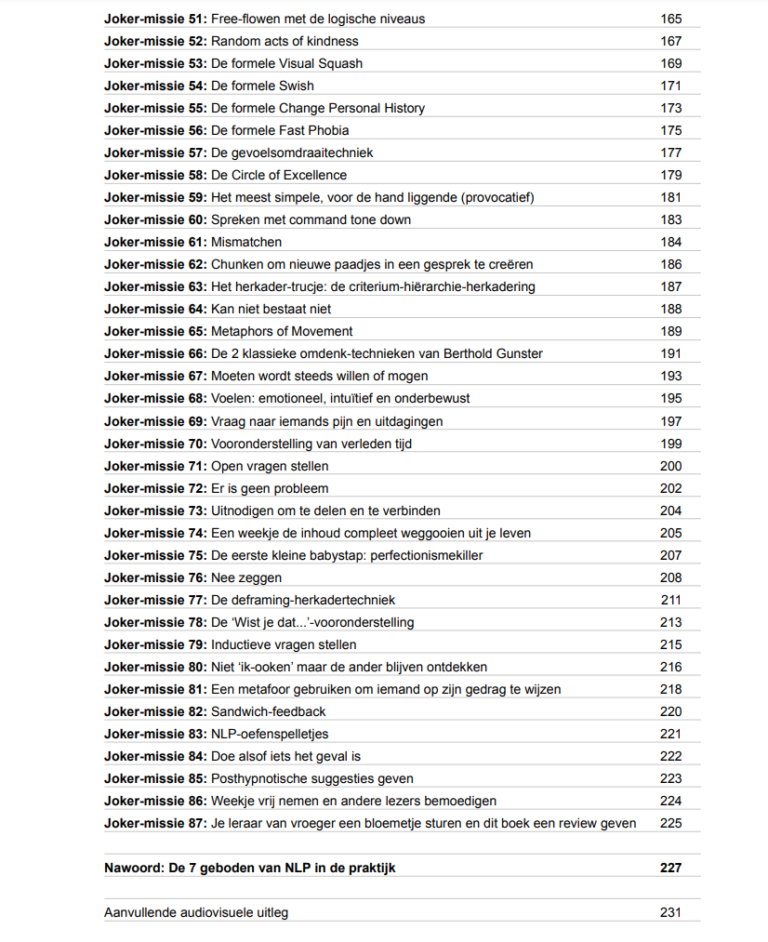 NLP Werkboek: Het NLP Praktijk Doe-Boek [In 52 Weken Meester In NLP]